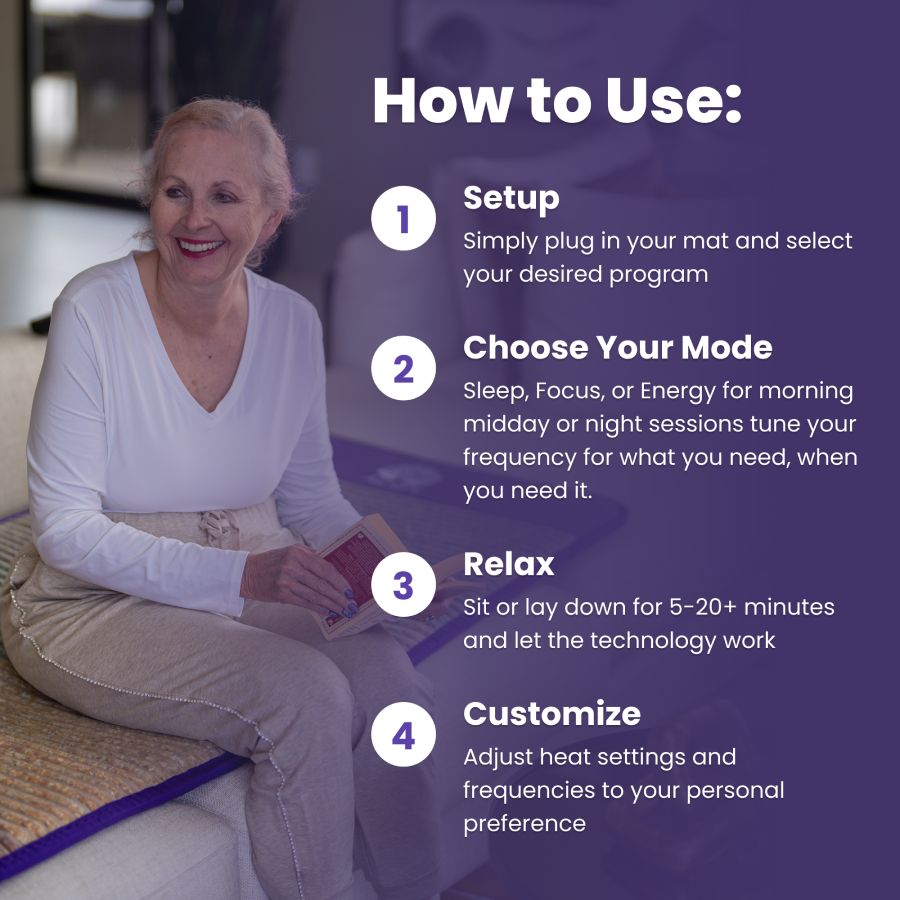 ALIGN Zen+ Mat | PEMF, Infrared Heat & Crystals for Wellness